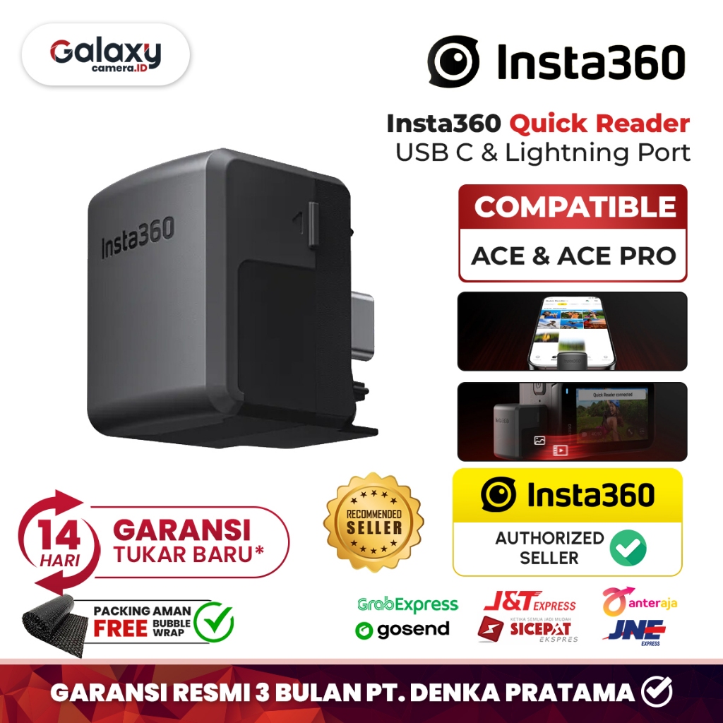 Jual Insta360 Quick Reader For Insta 360 ACE & ACE PRO Resmi | Shopee ...
