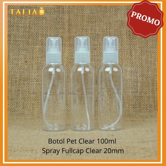 Jual SET BOTOL PET 60ML BENING + SPRAY 20MM CLEAR FULLCAP HARGA GROSIR | Shopee Indonesia