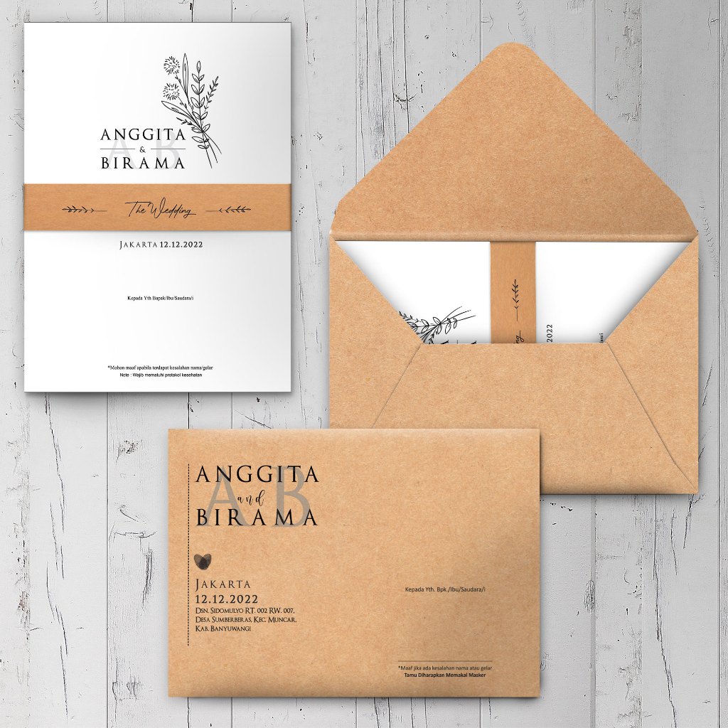 Jual UNDANGAN AMPLOP CRAFT DEVIFO | Shopee Indonesia