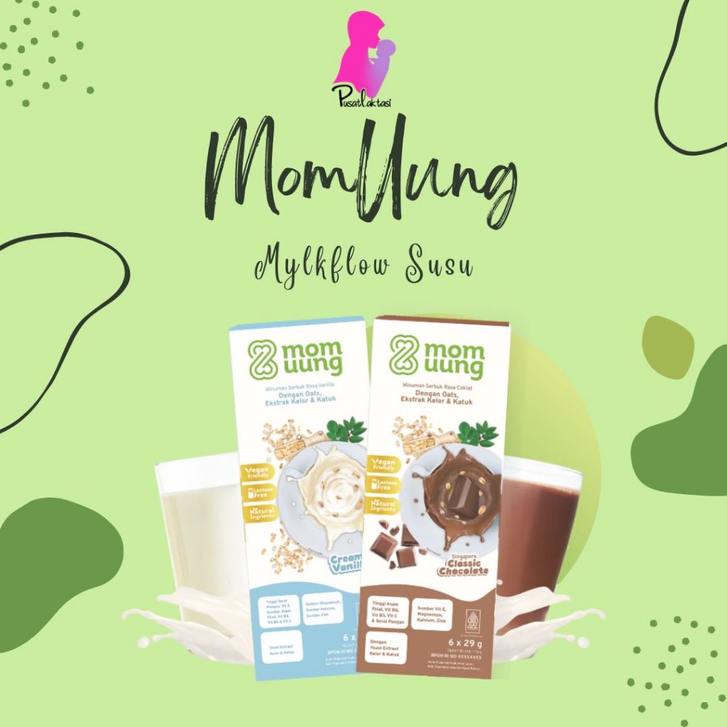 Jual MOMUUNG SUSU ASI BOOSTER MYLKFLOW CHOCOLATE ATAU CREAMY VANILLA ...