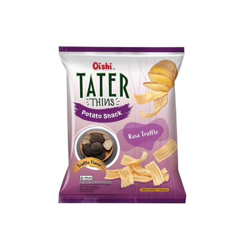 Jual Oishi Tater Thinks Potato Snack Truffle 100gr | Shopee Indonesia