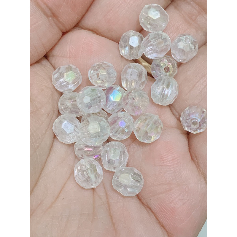 Jual Mote Manik Diamond Segi Clear AB 8mm | Shopee Indonesia