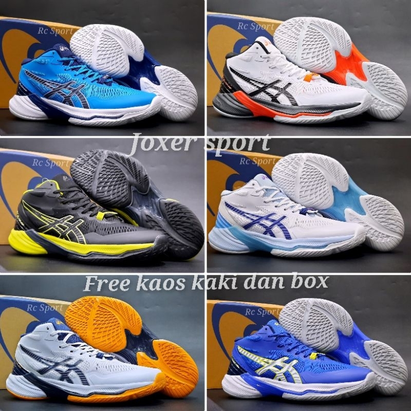 Jual Sepatu Voly Pria Sepatu Volly Sky Elite Mid Sepatu Voli Pria Dan ...