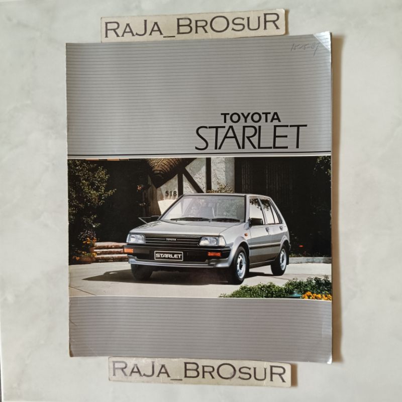 Jual Poster brosur katalog booklet jadul lawas Toyota Starlet Kotak SE ...