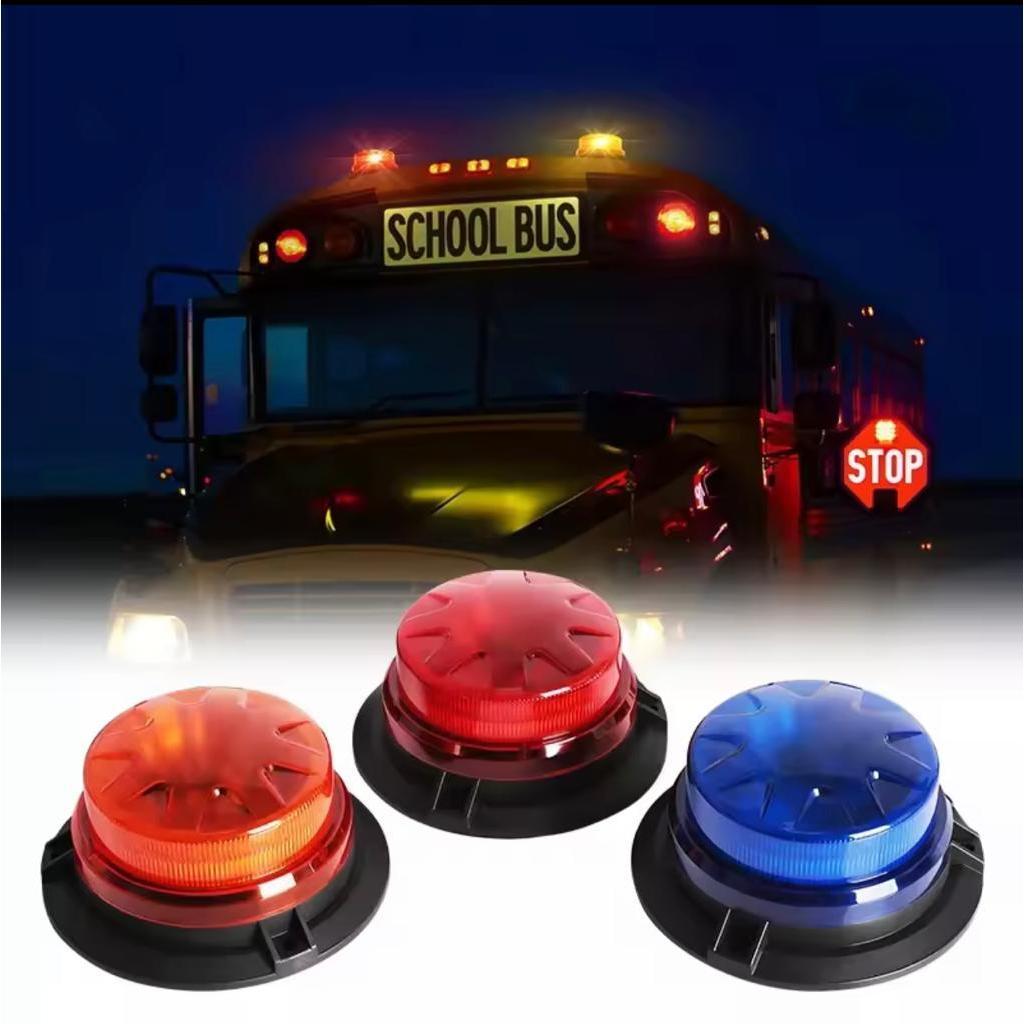 Jual Lampu Rotary Magnet Mini Beacon 12V 24V / Lampu LED Rotary Magnet ...