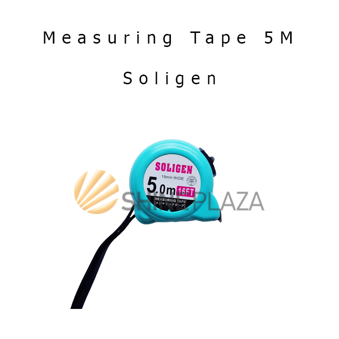 Jual Meteran Tangan Tukang Soligen 5M - Measuring Tape Roll 5 Meter ...