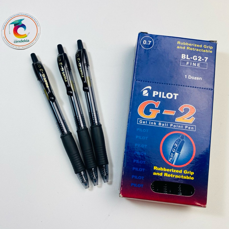Jual Pulpen PILOT G2 Hitam 0.7mm - 1 pcs | Shopee Indonesia