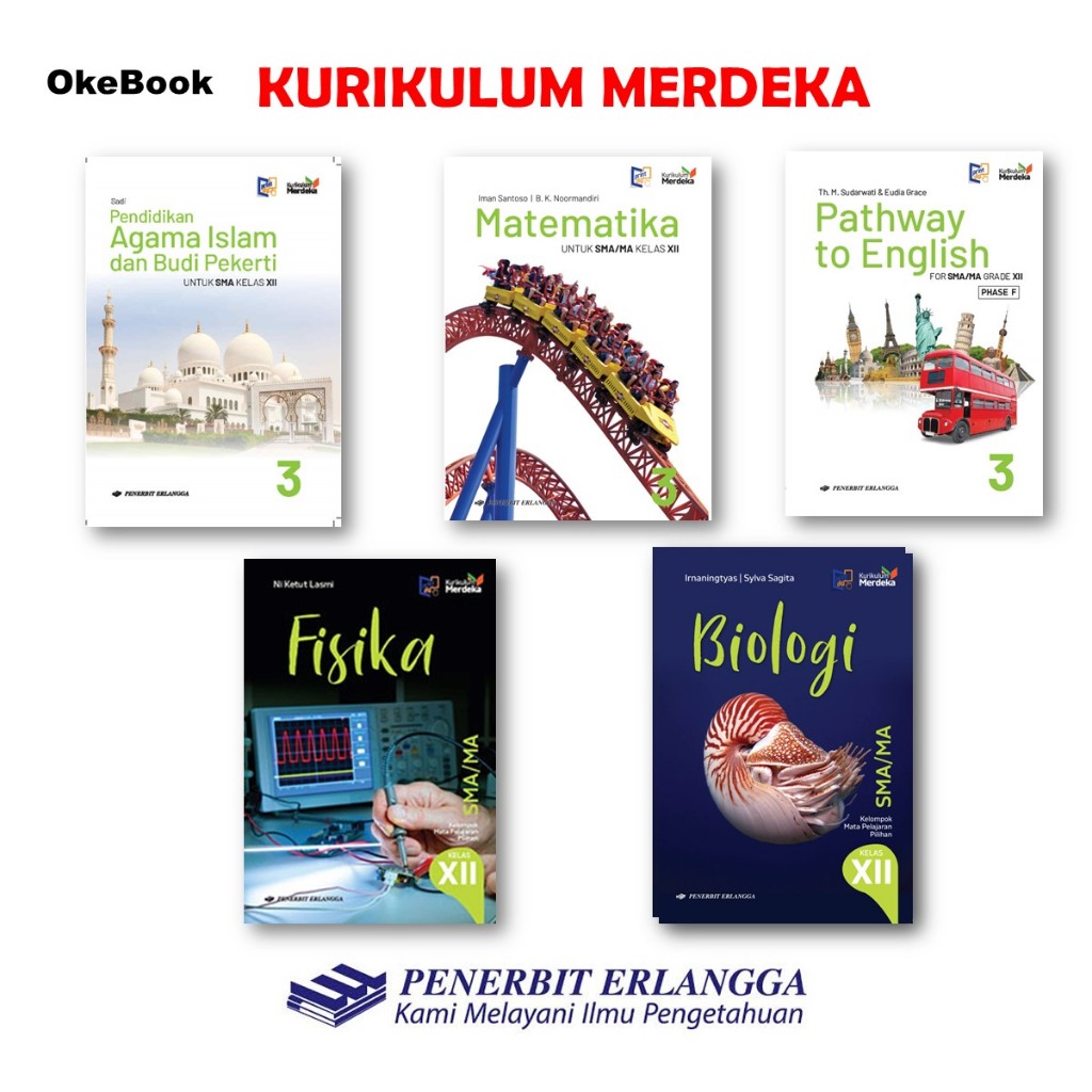 Jual Buku Penerbit Erlangga SMA Kelas 12 - Kurikulum Merdeka | Shopee Indonesia
