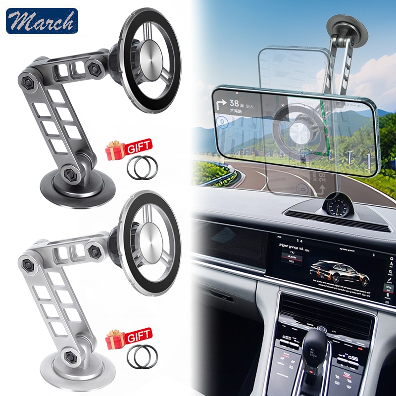 Jual Original Upgrade Magnetic HP Car Holder 360 Rotation Mini Folding ...