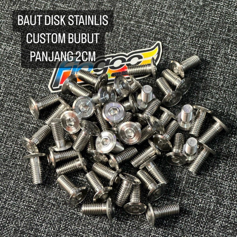 Jual BAUT L STAINLISS PIRINGAN CAKRAM BAUT PIRINGAN CAKRAM BAUT DISK STAINLISS BAUT PIRINGAN ...