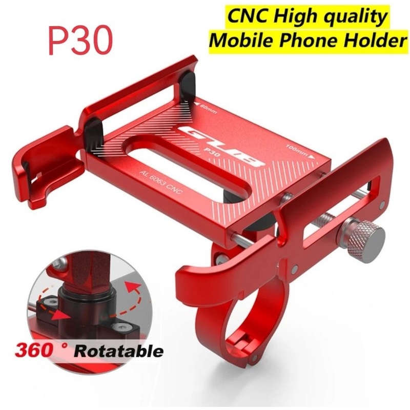 Jual GUB P30 ORIGINAL HOLDER HP SEPEDA MOTOR ALUMUNIUM ALLOY ANTI GETAR KUAT HOLDER HP GUB ...