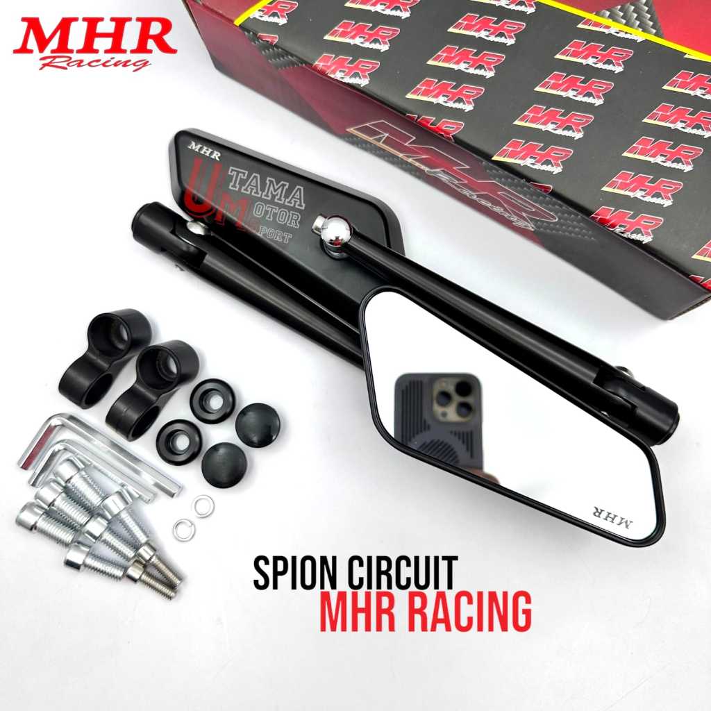 Jual Spion Circuit Sirkuit Sport ZX Model Black Diamond MHR Racing ...