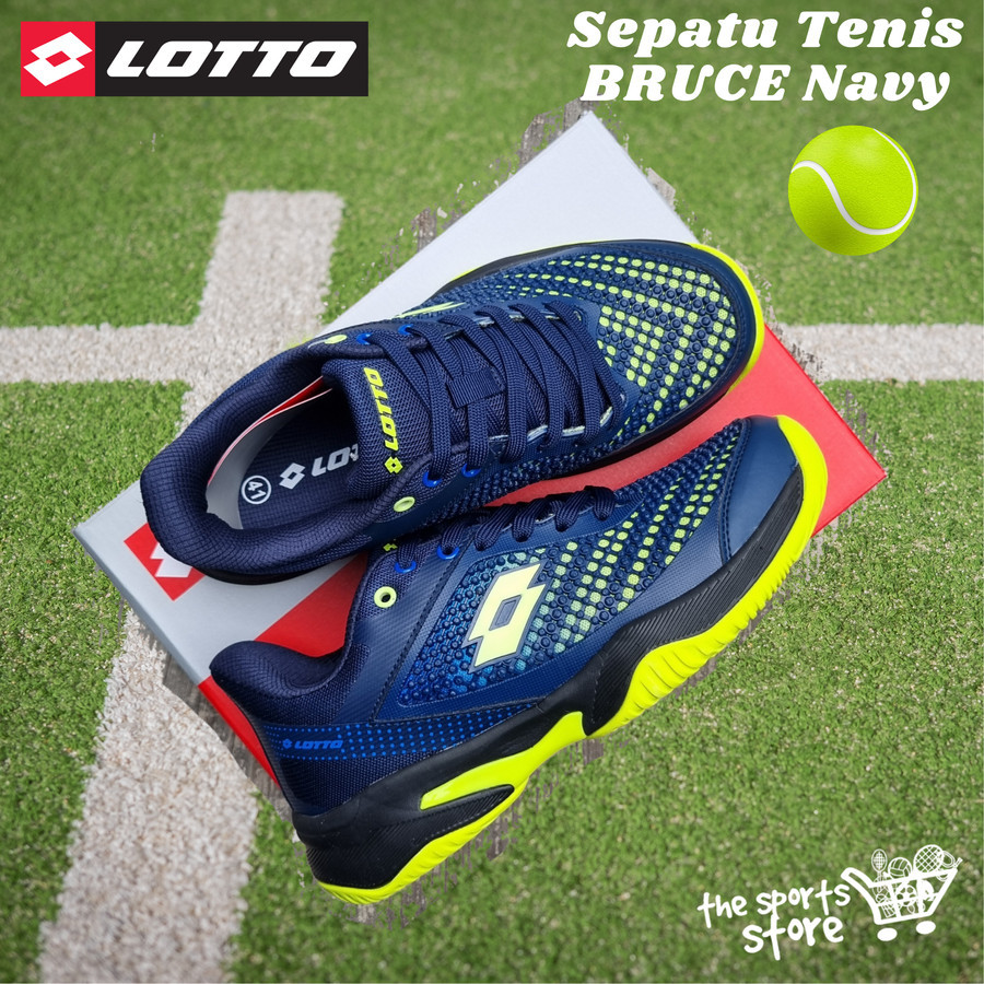 Jual Sepatu Tenis Lotto Bruce - Navy - Tennis Shoes - Original | Shopee ...
