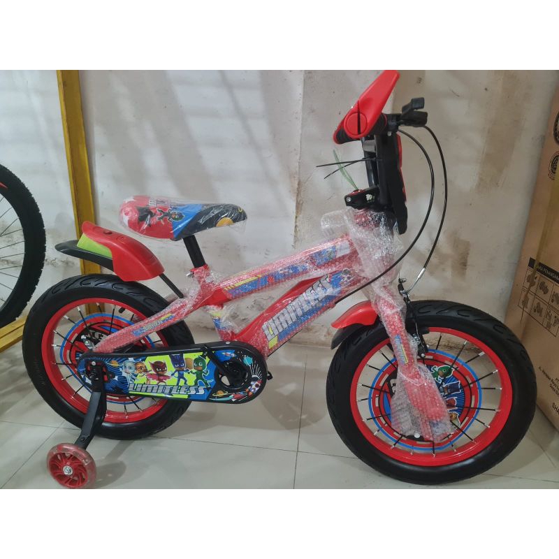 Jual Sepeda Anak Sepeda BMX 16 inch LIMITLESS ( Ban Jumbo ) ( Red ...