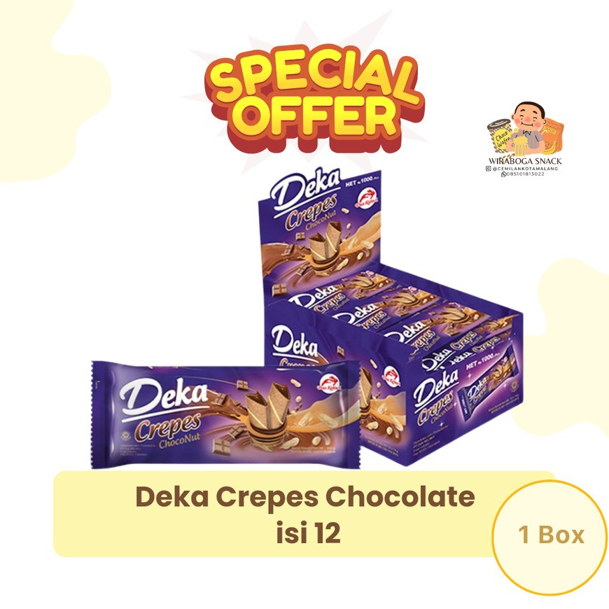 Jual Deka Crepes 14 Gr (1Box Isi 12 Bks) INSTAN ONLY (Gojek/Grab ...