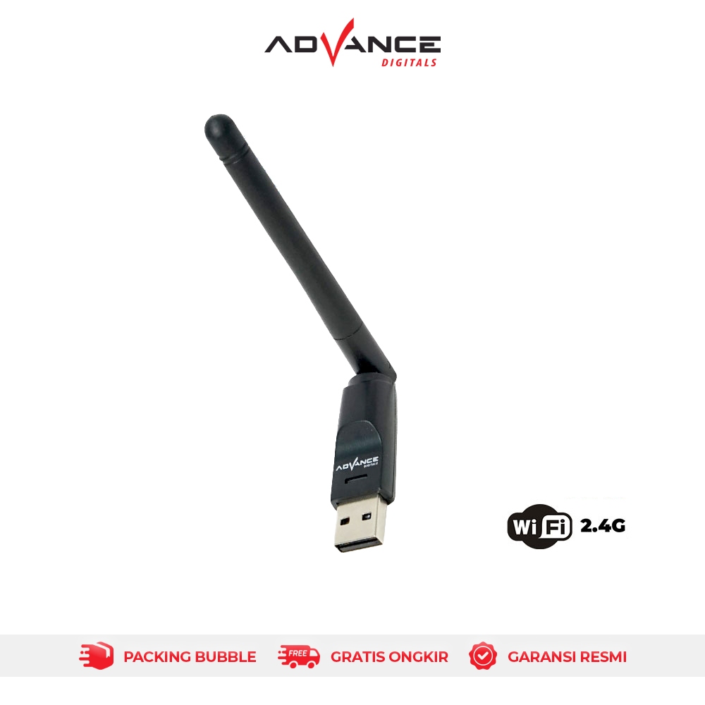 Jual Advance WF-01 Usb Dongle Wifi Wireless Adapter Receiver 150mbps Antena Untuk Komputer Pc ...