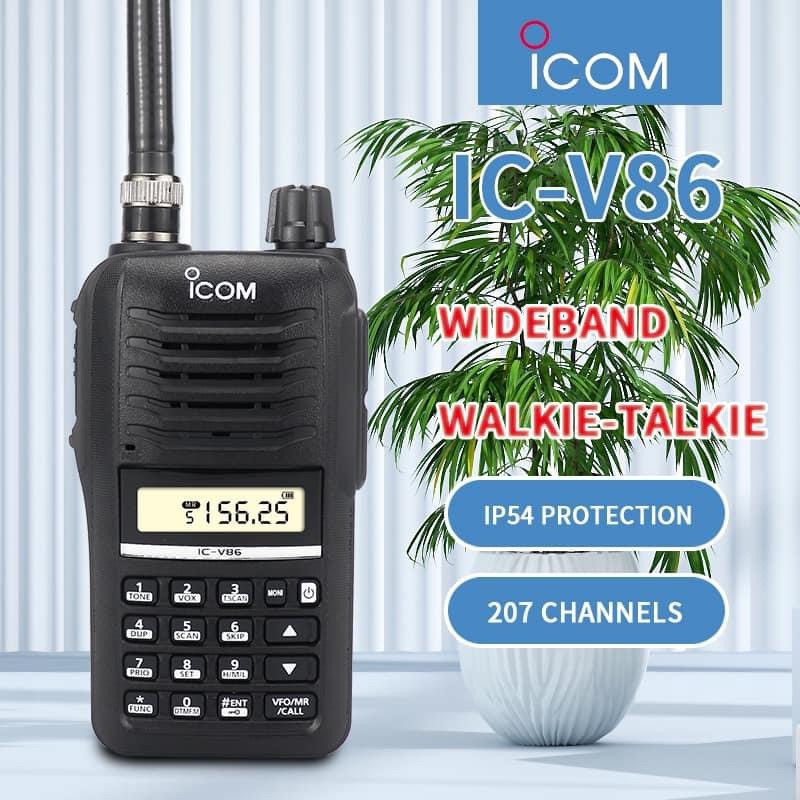 Jual HT ICOM IC-V86 VHF Radio Handy Talkie ICV86 | Shopee Indonesia