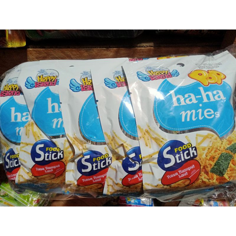 Jual Ha-ha Mie Makanan Ringan Rasa Rumput Laut 10Pcs | Shopee Indonesia