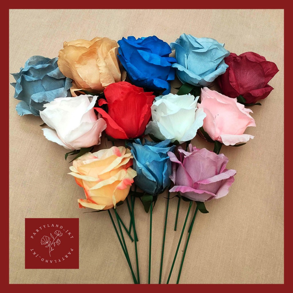 Jual Rose Carola Bunga Mawar Premium Mawar Artificial Flower Bunga ...