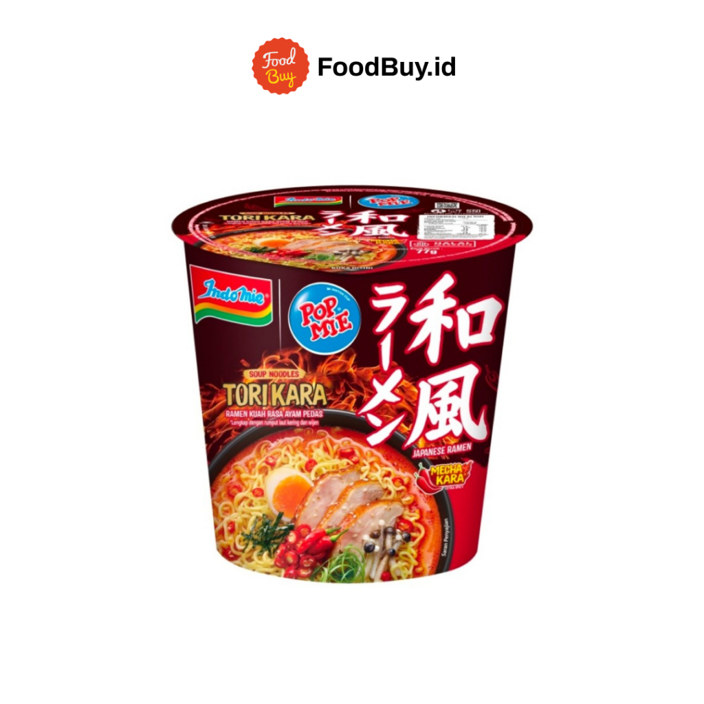 Jual Popmie Japanese Ramen Kuah Tori Kara Rasa Ayam Pedas 89 gr ...