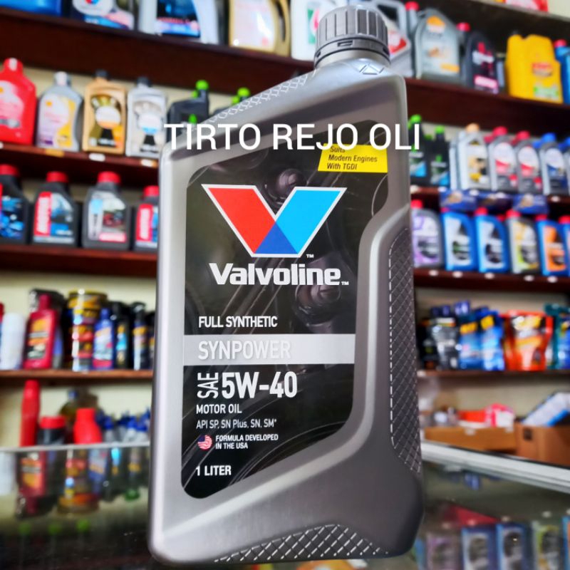 Jual VALVOLINE SYNPOWER FULL SYNTHETIC SAE 5W - 40 1L | Shopee Indonesia