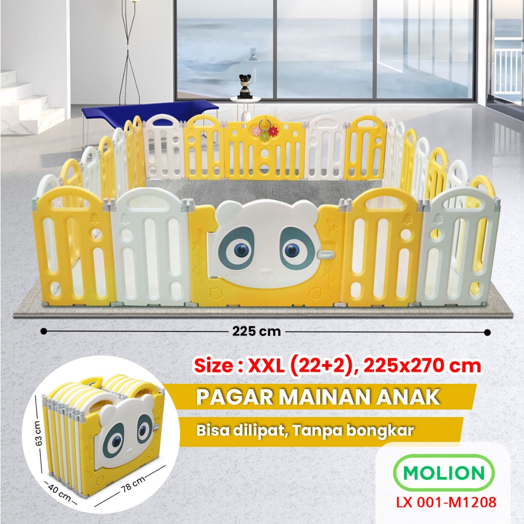 Jual MOLION Pagar Bayi Pagar Anak Babyfance Playpen Prosotan Kuda ...
