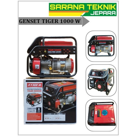 Jual MESIN GENSET 1200 WATT TIGER, BADJA, YAMAMAX | Shopee Indonesia