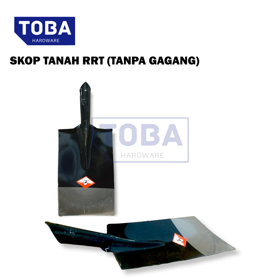 Jual TOBA- Skop Tanah RRT (TANPA GAGANG)/ Skop Taman / Skop Besi ...
