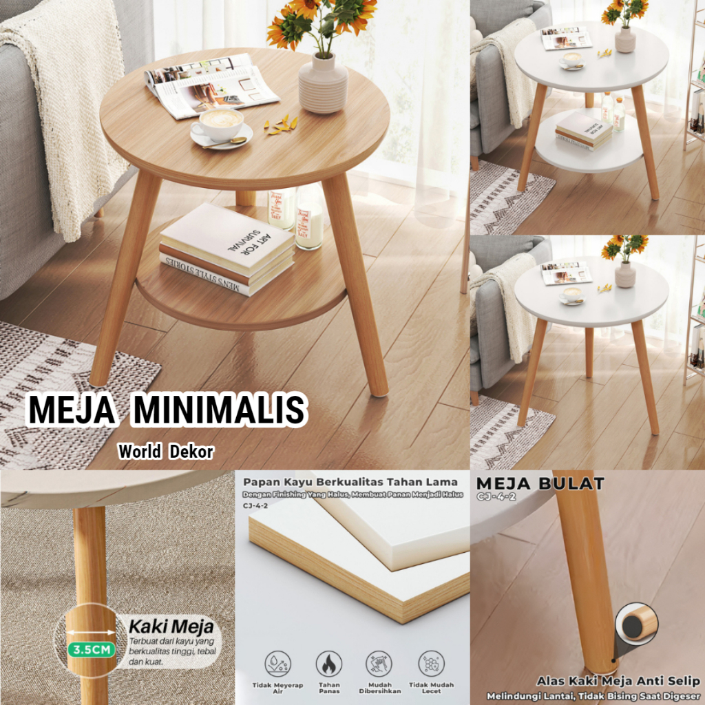Jual Meja Mini Untuk Ruang Tamu Modern Minimalis Kualitas Premium Coffe ...