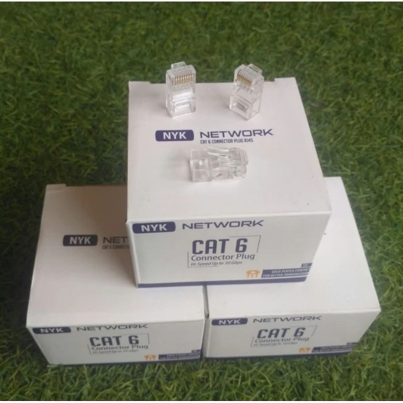 Jual Konektor LAN RJ45 / RG45 FTP Cat6 1Box 50Pcs | Shopee Indonesia