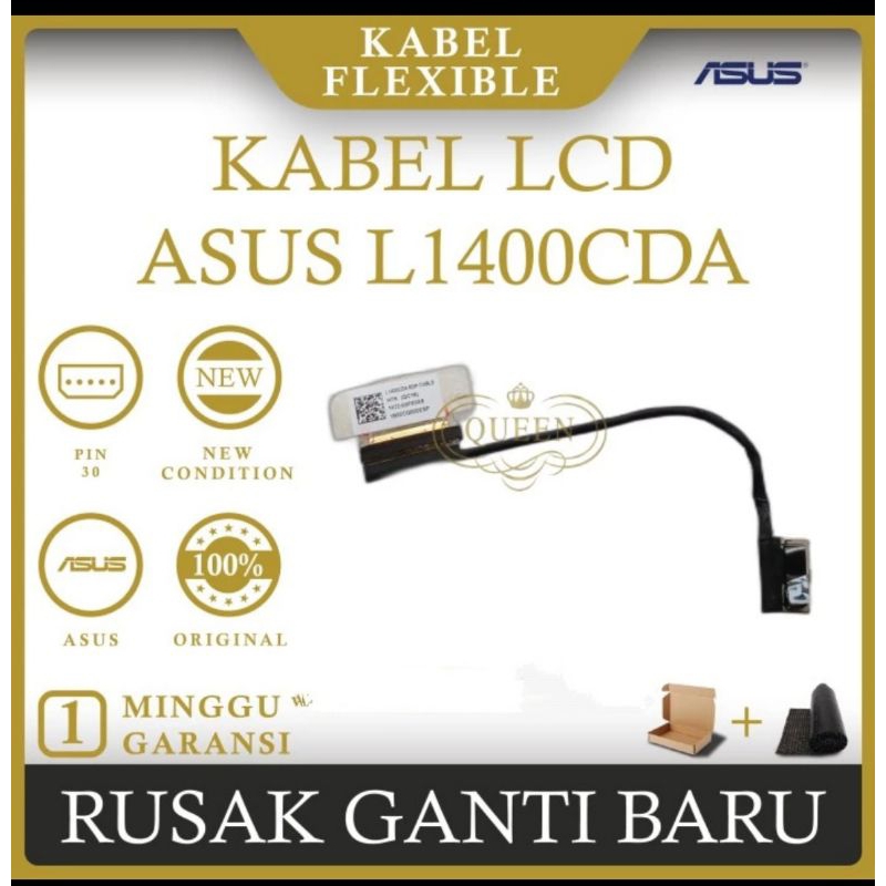 Jual Kabel Fleksibel Lcd Laptop Asus L1400 L1400CDA (Pin 30) Original ...
