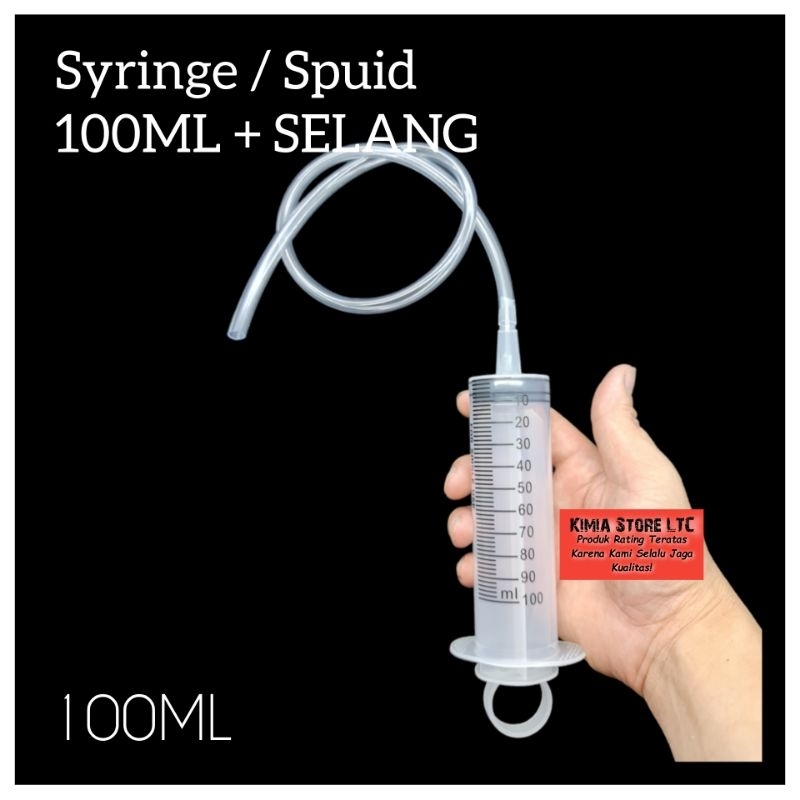 Jual SYRINGE 100ML + SELANG ( SPUIT 100ML + SELANG ) | Shopee Indonesia
