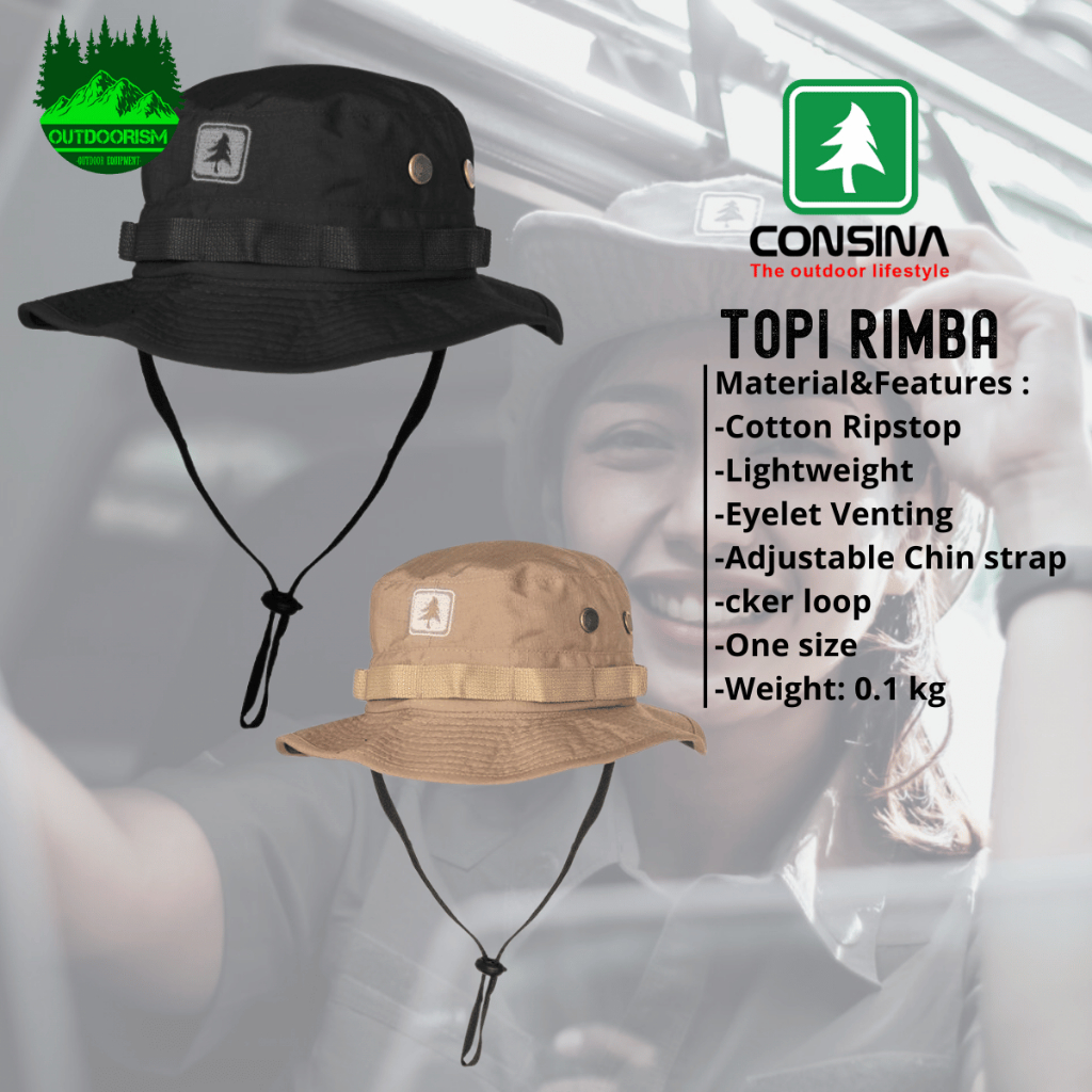 Jual CONSINA Topi Rimba Camping | Topi Rimba Consina Original topi ...