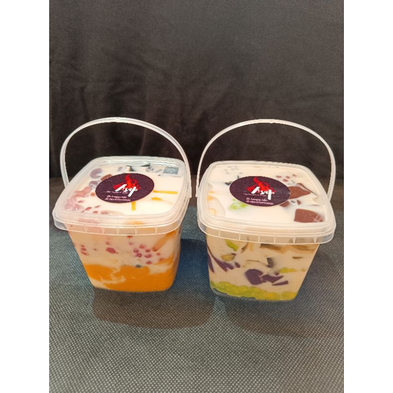 Jual 10 pcs 300 ml dessert box cup toples jar ember dessert minuman ...