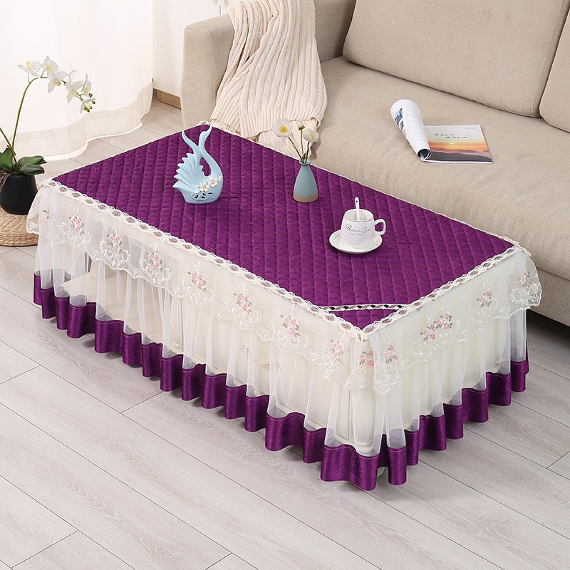 Jual Rectangle Lace Tablecloth Table Runner - Taplak Meja Renda ...
