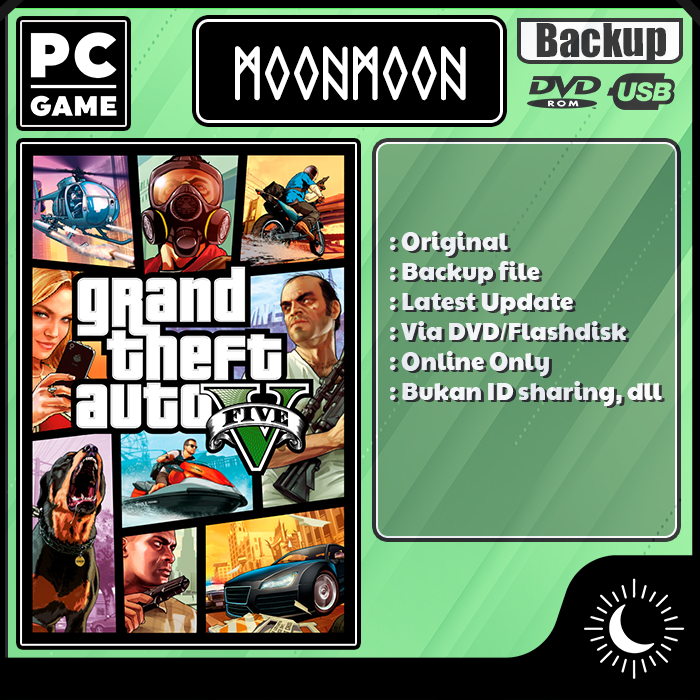 Jual Grand Theft Auto V / GTA 5 Original BackUp Up to Date Game PC ...