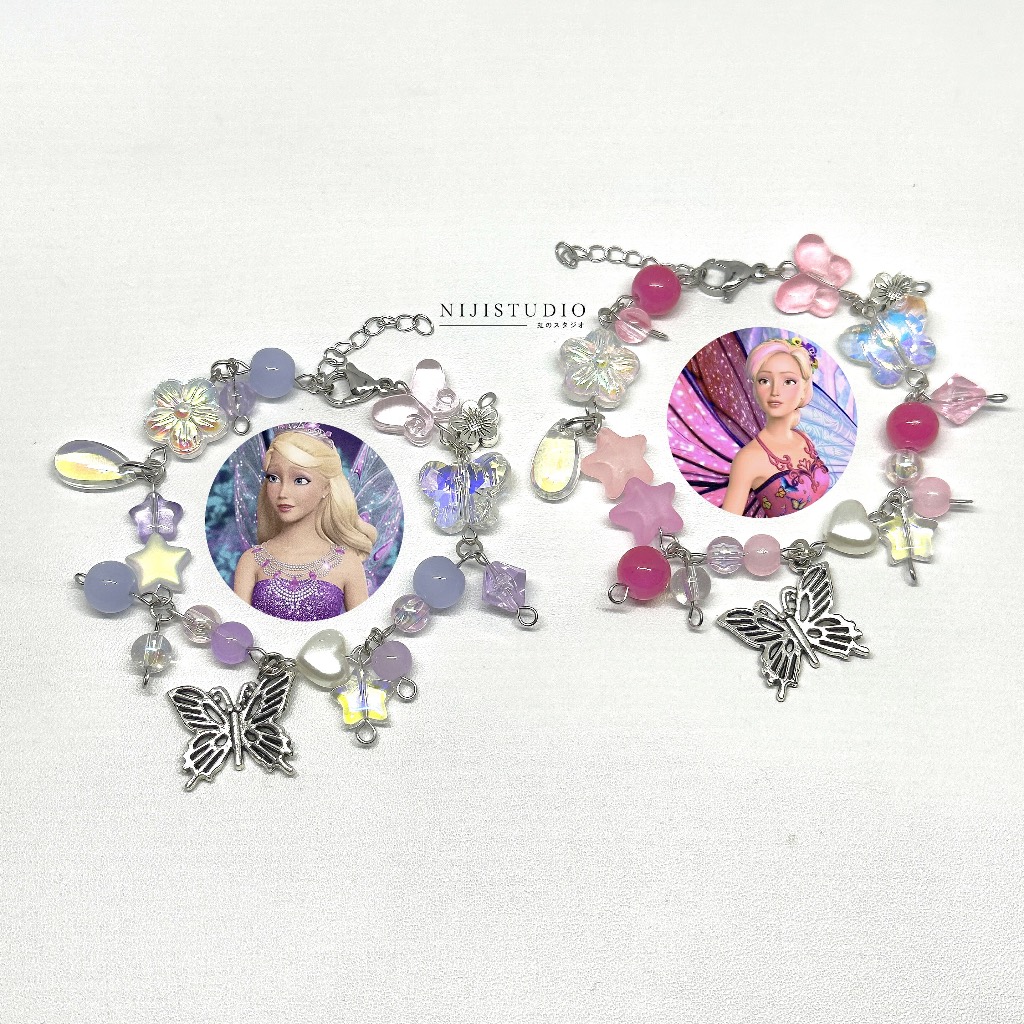 Jual gelang barbie mariposa and the fairy princess catania themed ...