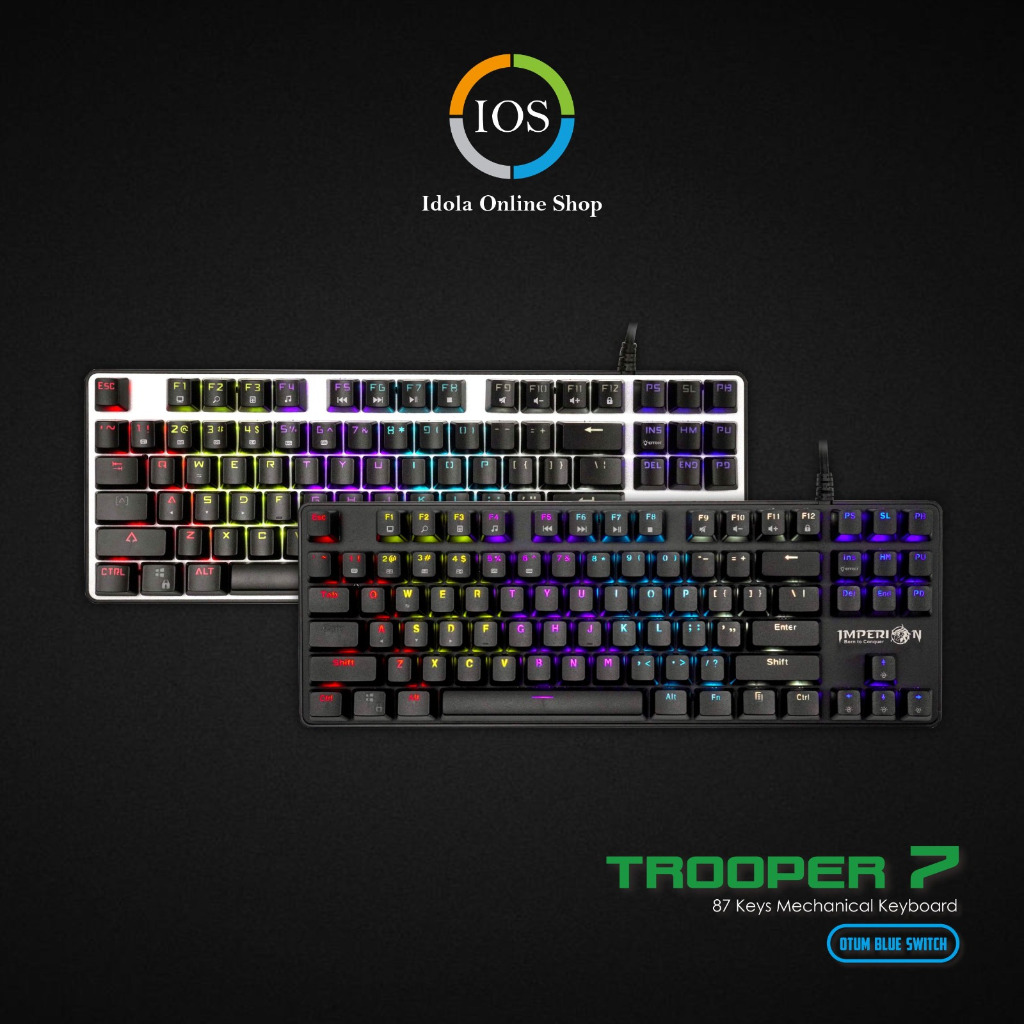 Jual Gaming Keyboard Imperion Trooper 7 KG M07F Mechanical RGB | Shopee ...