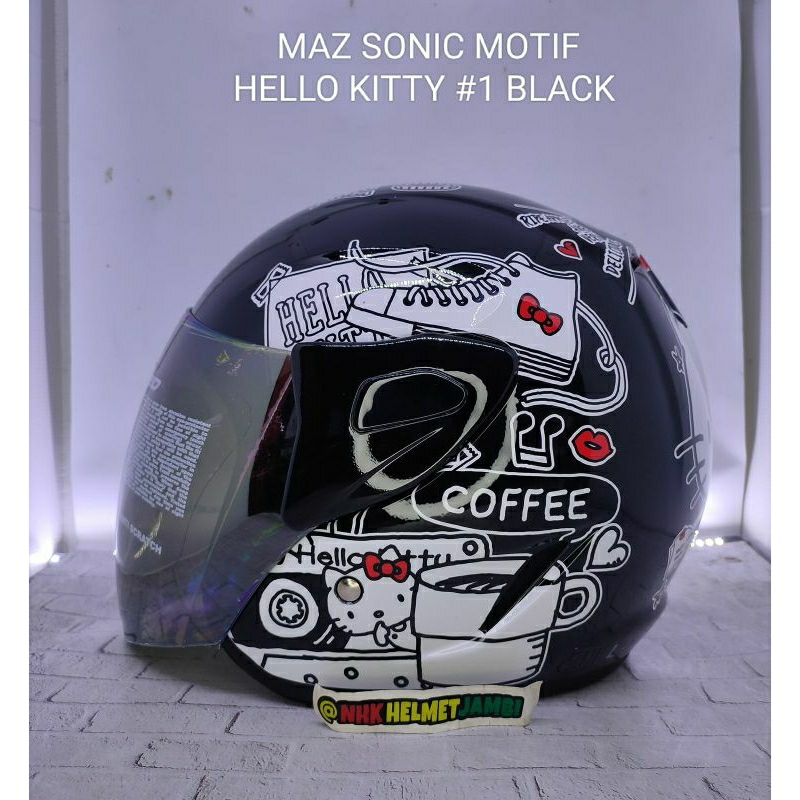 Jual Maz Sonic Hello Kitty #1 Black Kaca Pelangi | Shopee Indonesia