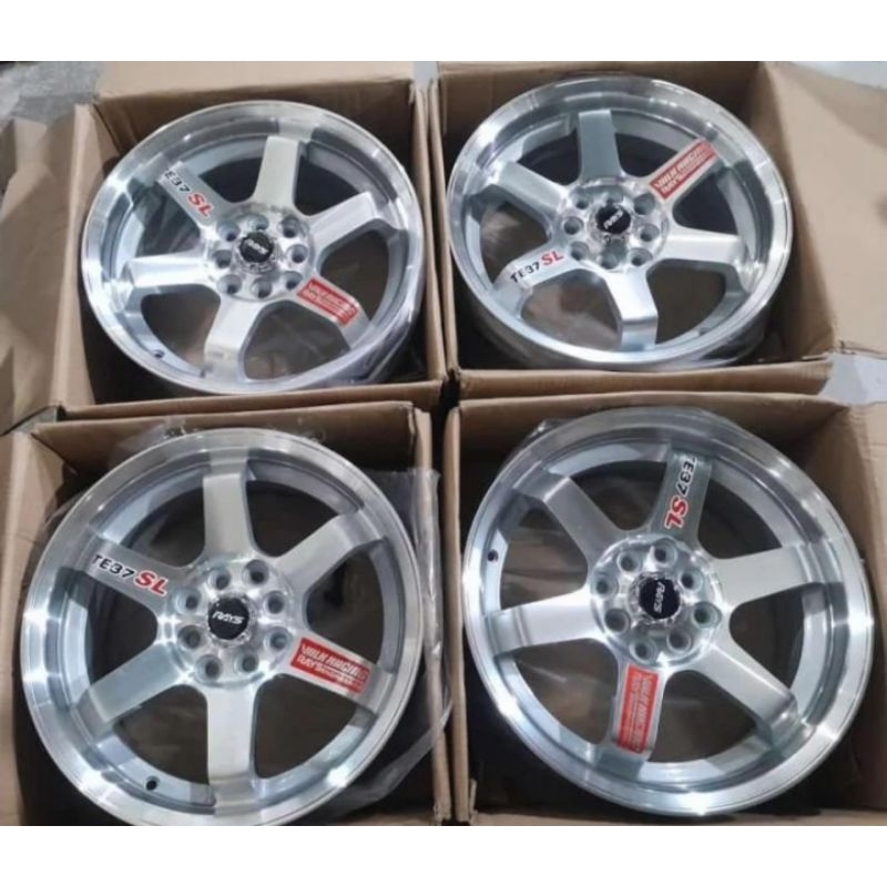 Jual Velg Mobil Bekas Ring 16 Lubang 4 Palang TE37 R16X7 H8X100/114 ET35 | Shopee Indonesia