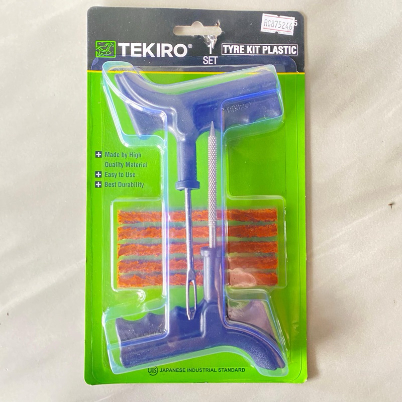 Jual TEKIRO Alat Tambal Ban Tubles Tubeles Mobil Motor tambal cacing ...
