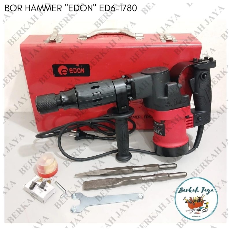 Jual Mesin Bor Bobok Hammer EDON ED6-1780 / Mesin Bor Beton / Mesin Bor Bobok SDS plus ...