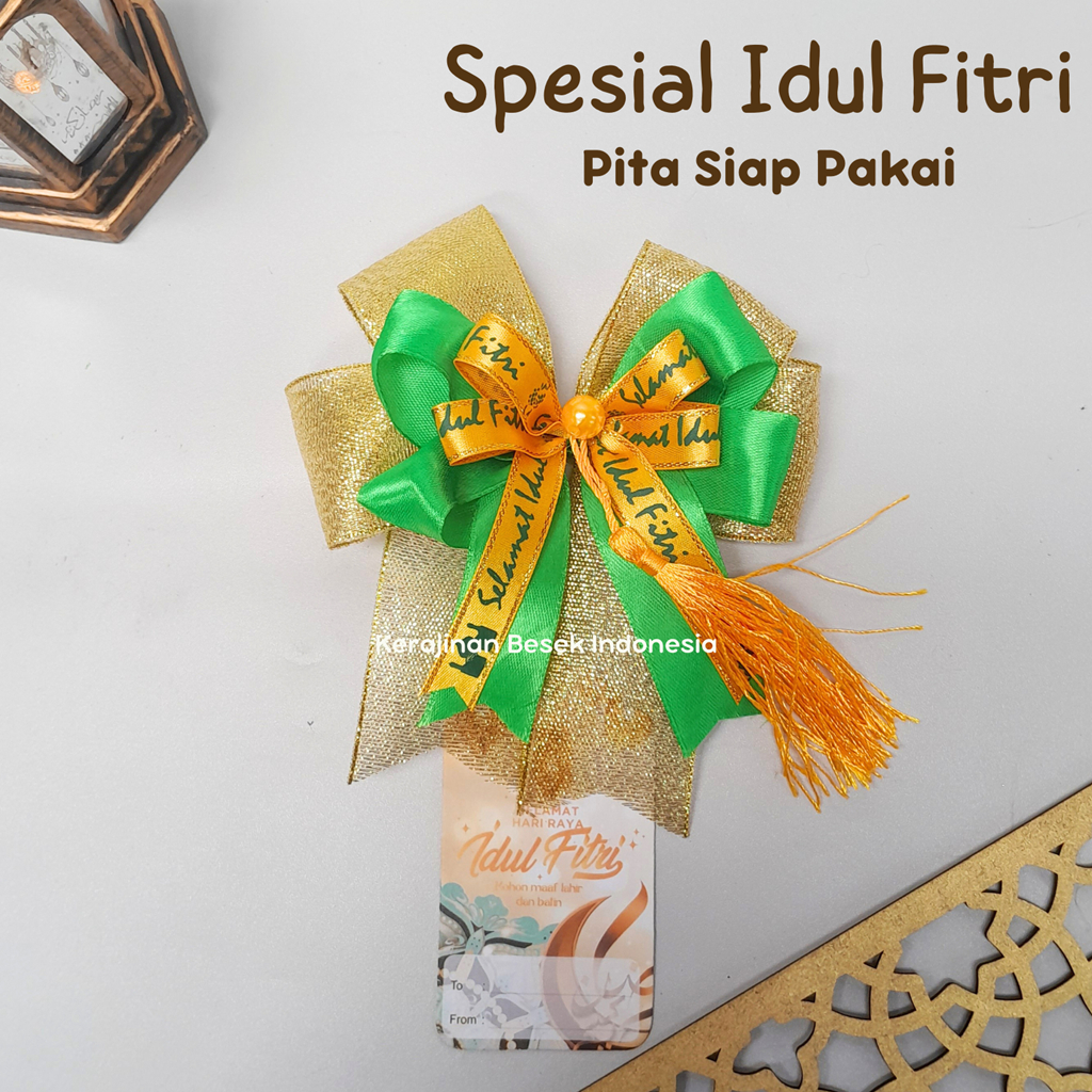 Jual SPESIAL PITA JADI SIAP PAKAI LEBARAN IDUL FITRI EDISI TASSEL 2024 ...