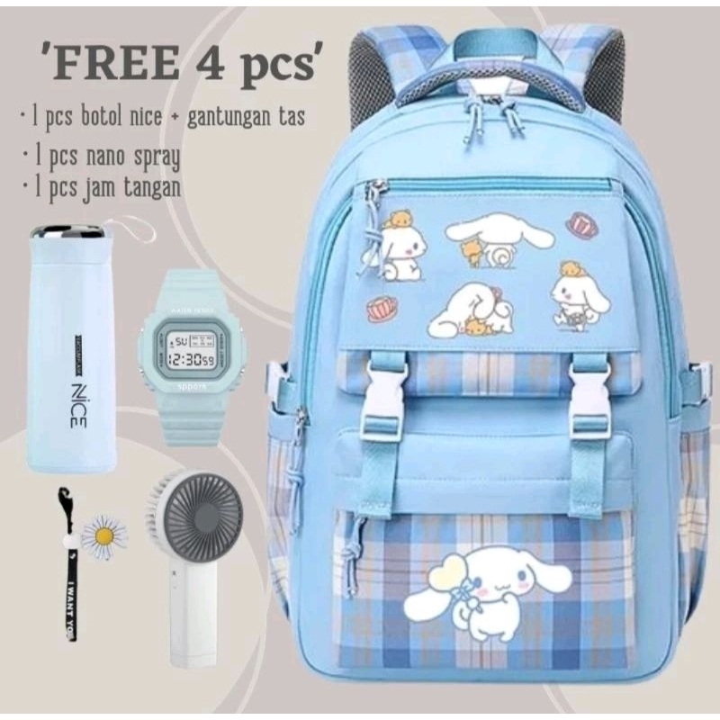 Jual Tas ransel sekolah anak perempuan tas beauty backpack fashion korea untuk anak SD SMP ...