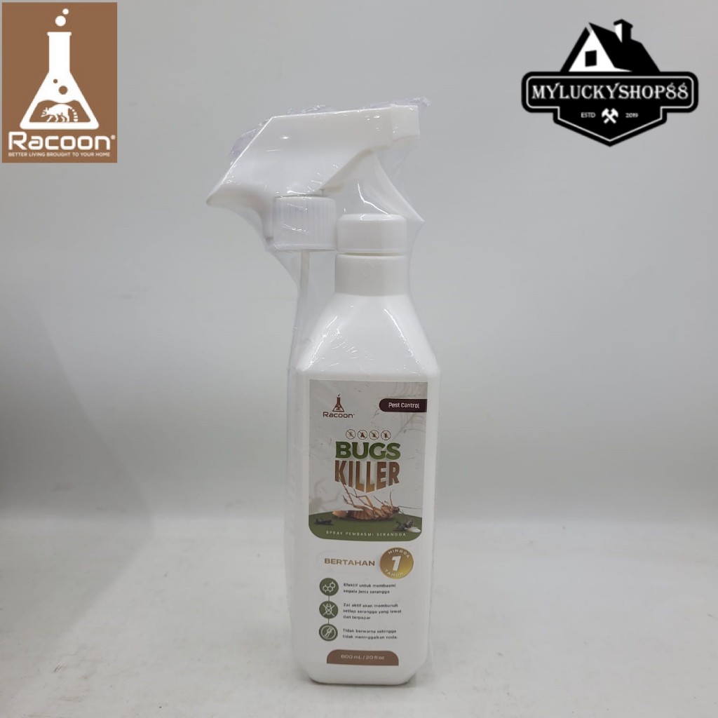 Jual Racoon Bugs Killer Spray Semprotan Pembasmi Pengusir Serangga | Shopee Indonesia