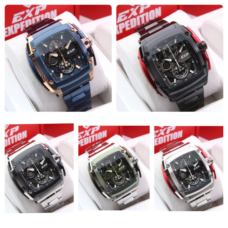 Jual JAM TANGAN PRIA EXPEDITION EXP 3008BC / E3008B / EXP 3008 ...