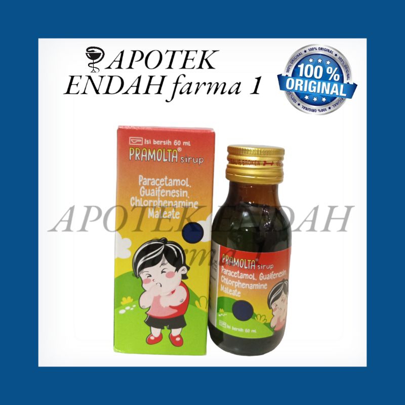 Jual PRAMOLTA SIRUP 60ML obat panas batuk pilek anak 1-12tahun | Shopee ...