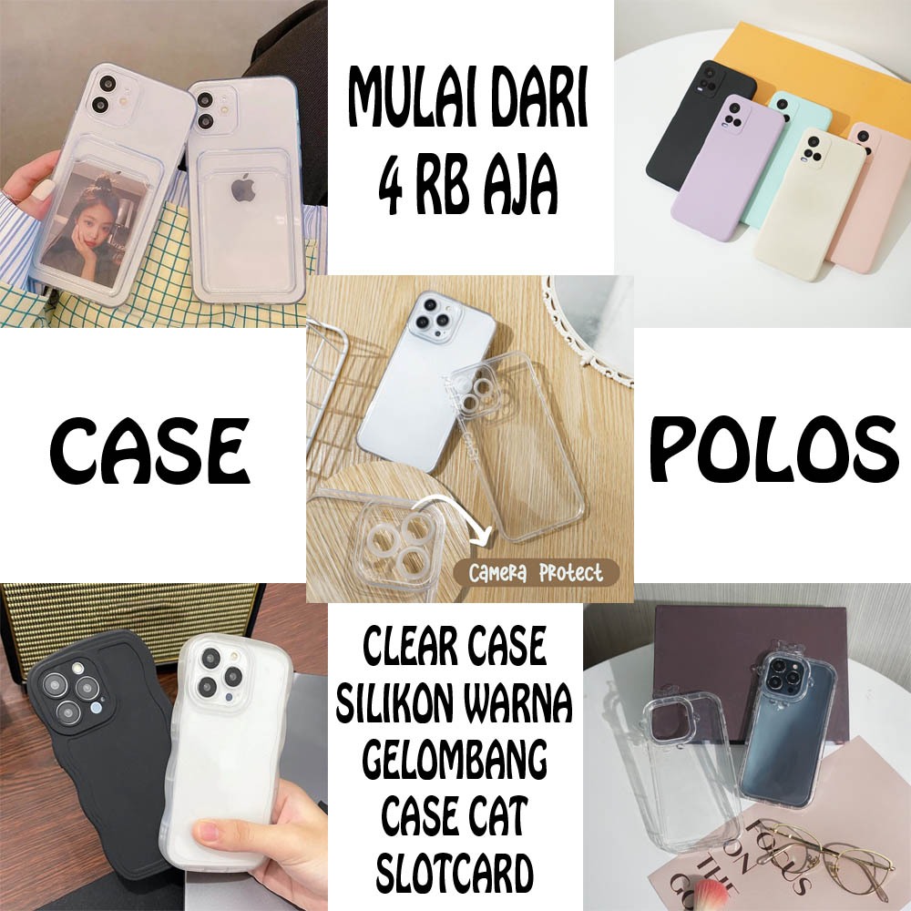 Jual SoftCase Silikon Polos For ALL TYPE OPPO/VIVO/SAMSUNG/INFINIX ...