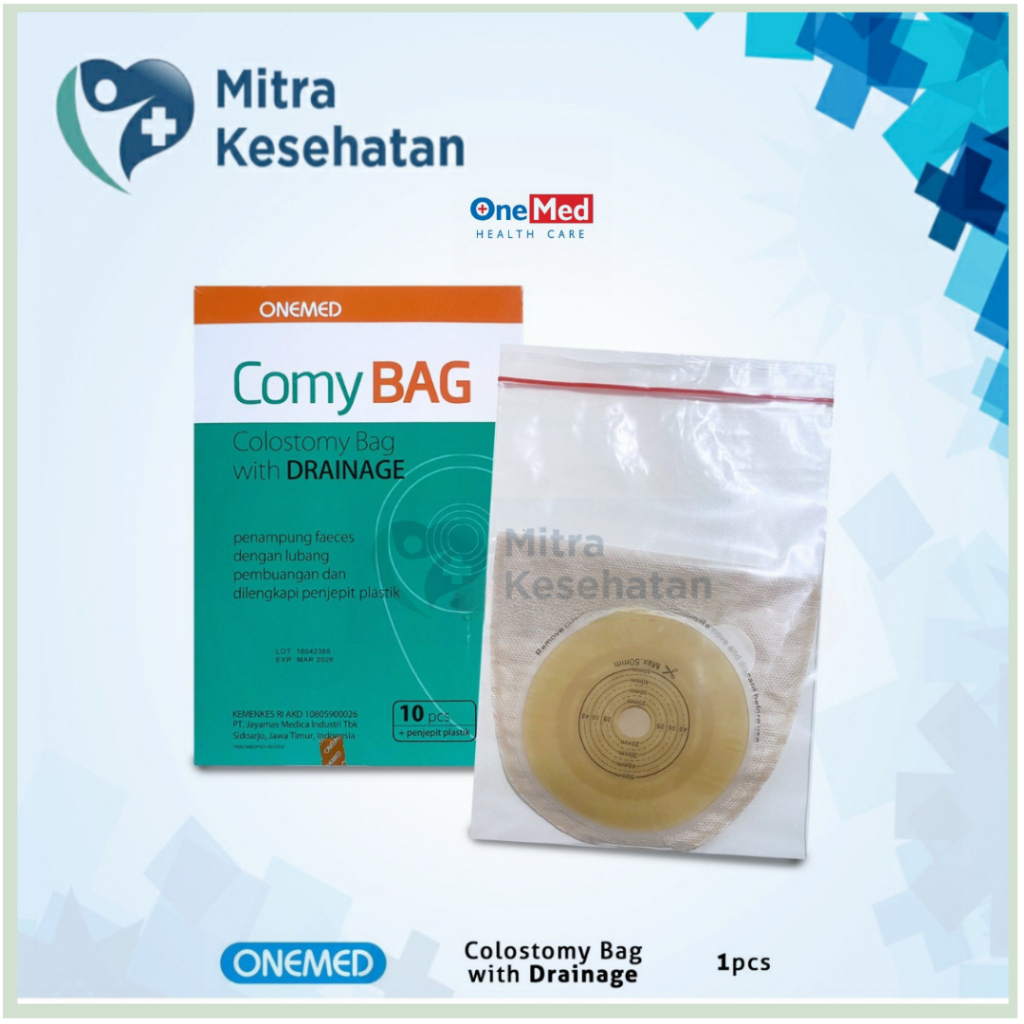 Jual ECER Comy Bag With Drainage Colostomy Bag Onemed Kantong Kolostomi ...