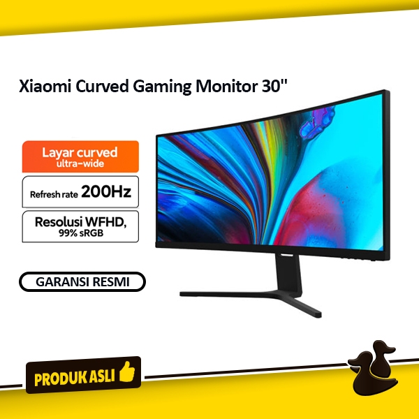 Jual Xiaomi Mi Curved Gaming Monitor 30" Monitor LED Layar Lengkung WFHD Original | Shopee Indonesia